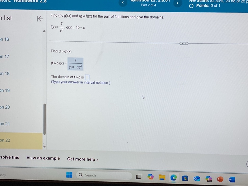 Find $(f g)(x)$ and $(g f)(x)$ for the pair