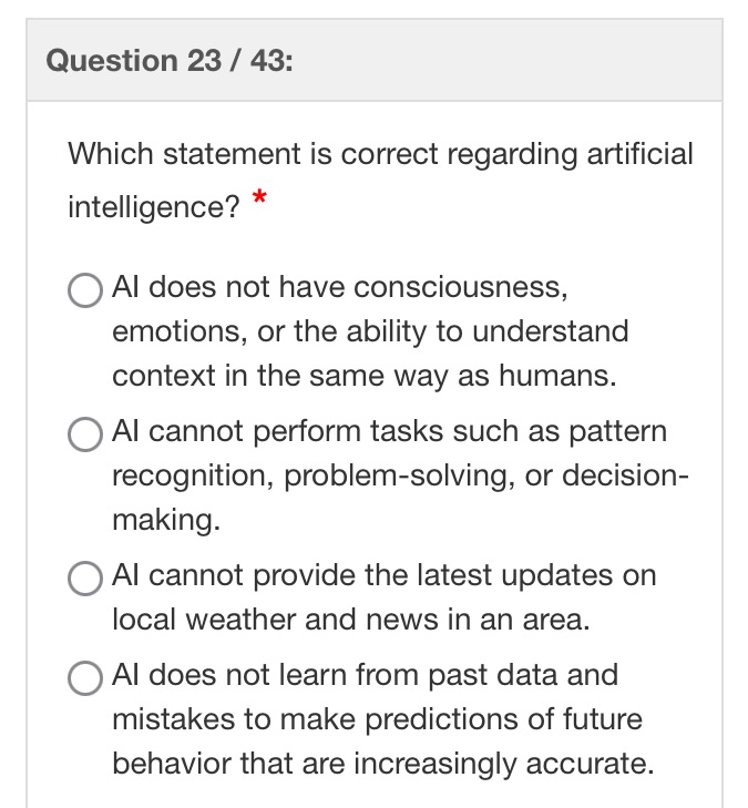 Which statement is correct regarding | StudyX