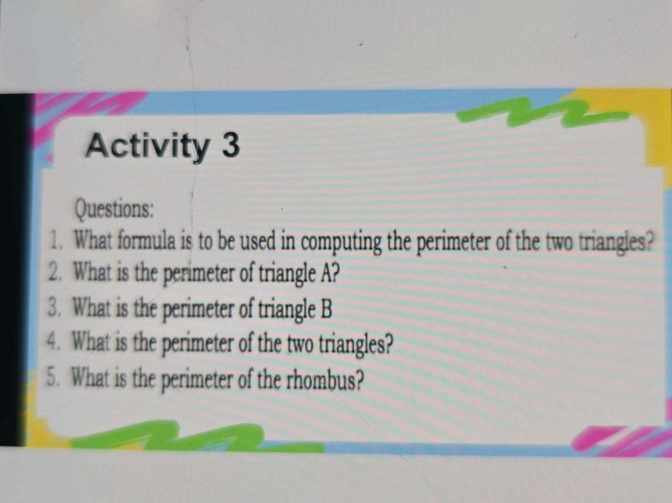 Questions: 1. What formula is to be used in | StudyX