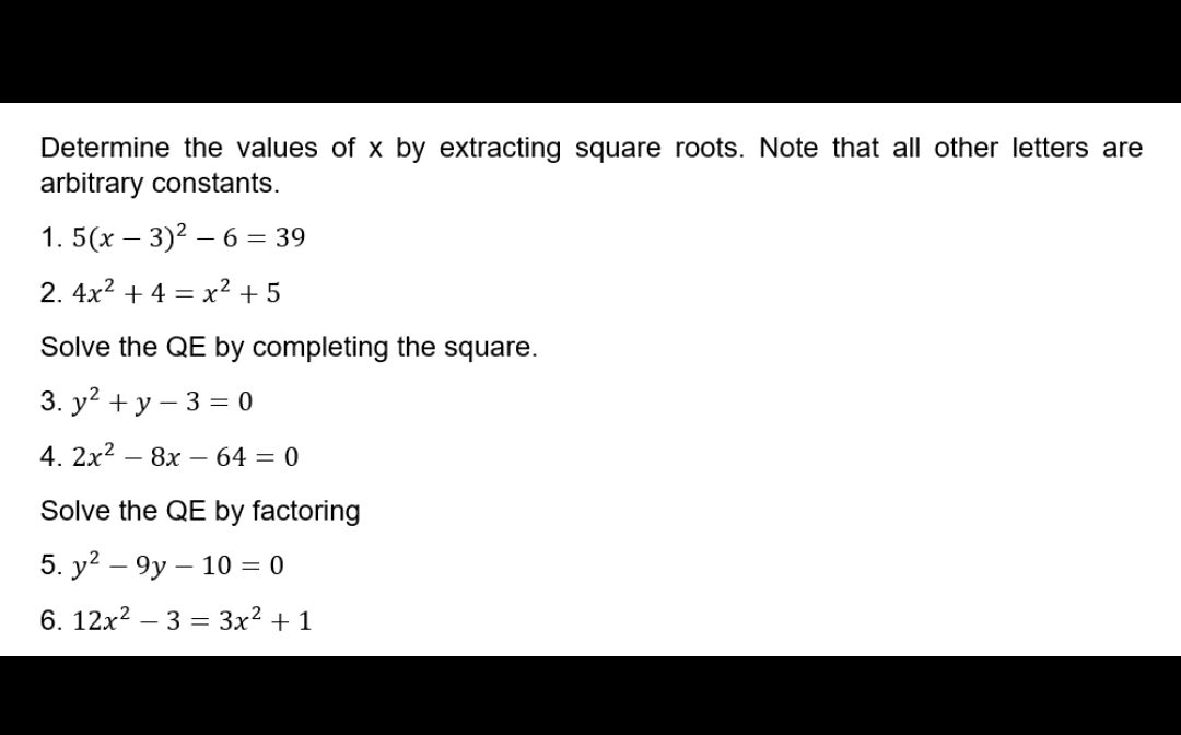 Determine the values of x by extracting | StudyX