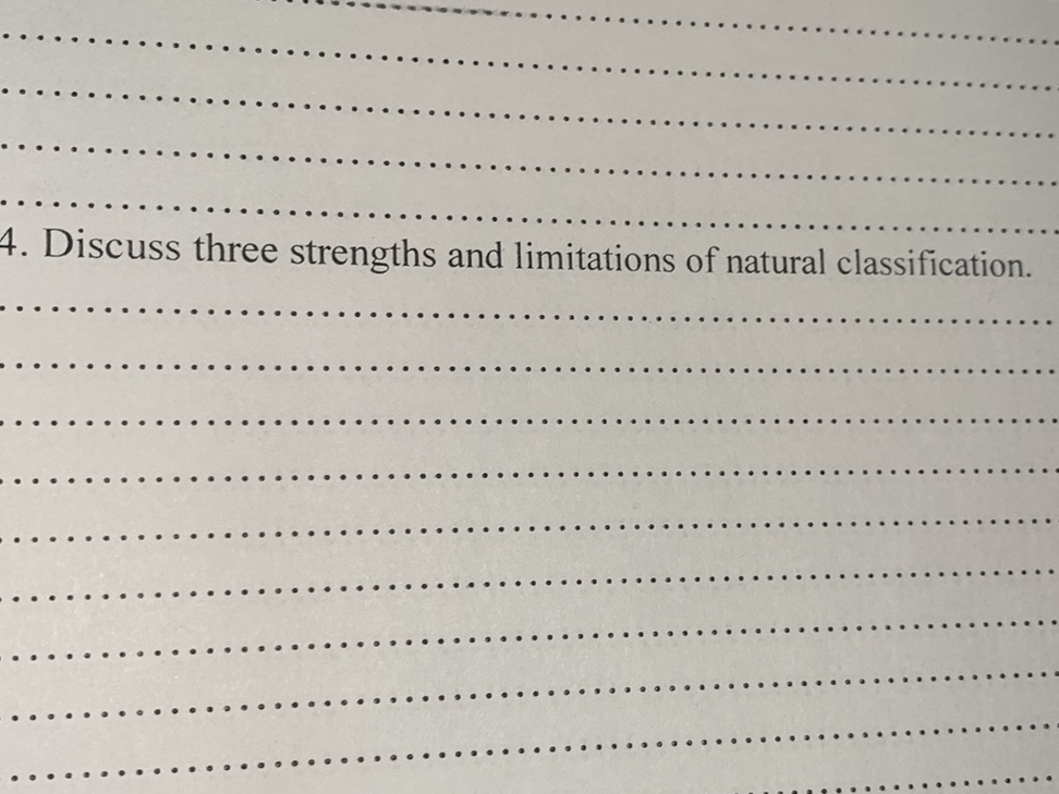 Discuss three strengths and limitations of