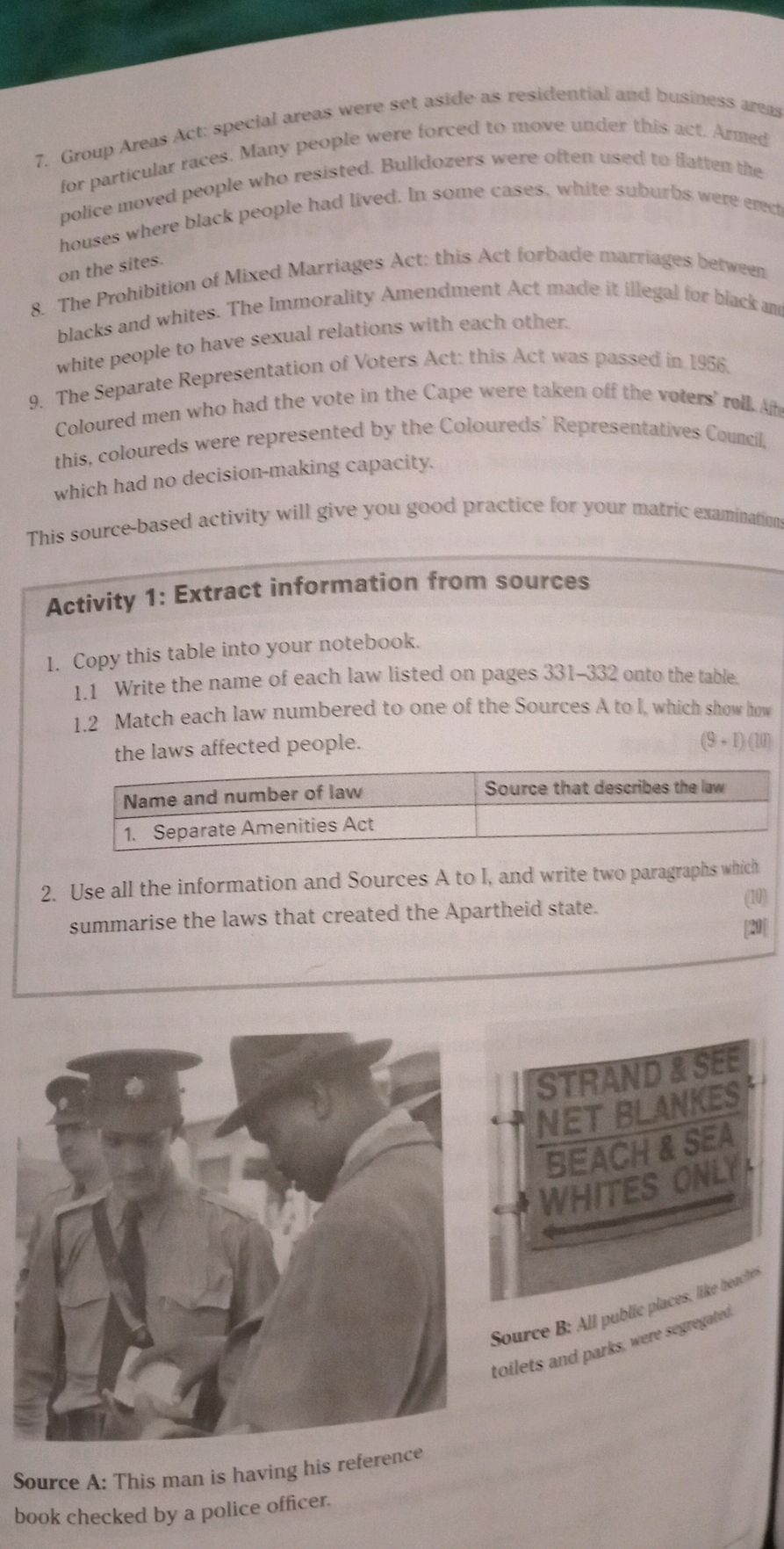 Activity 1: Extract information from sources | StudyX