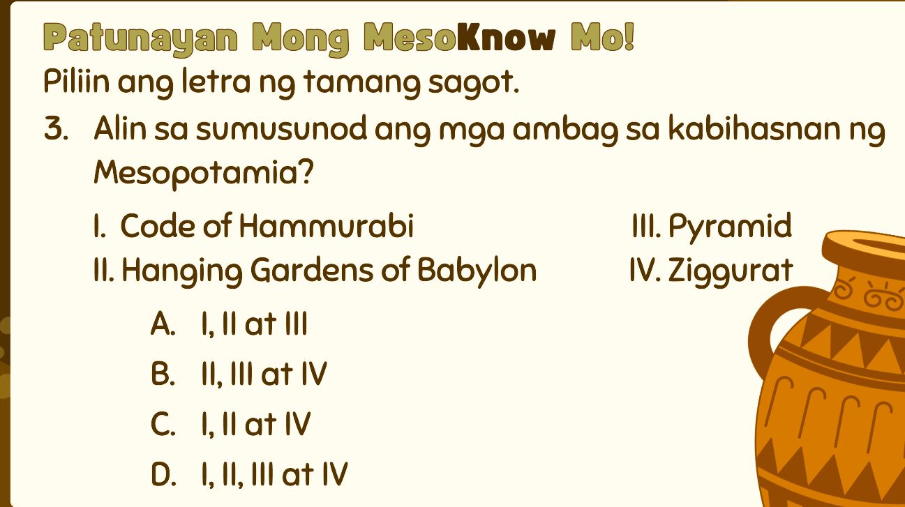 Alin sa sumusunod ang mga ambag sa
