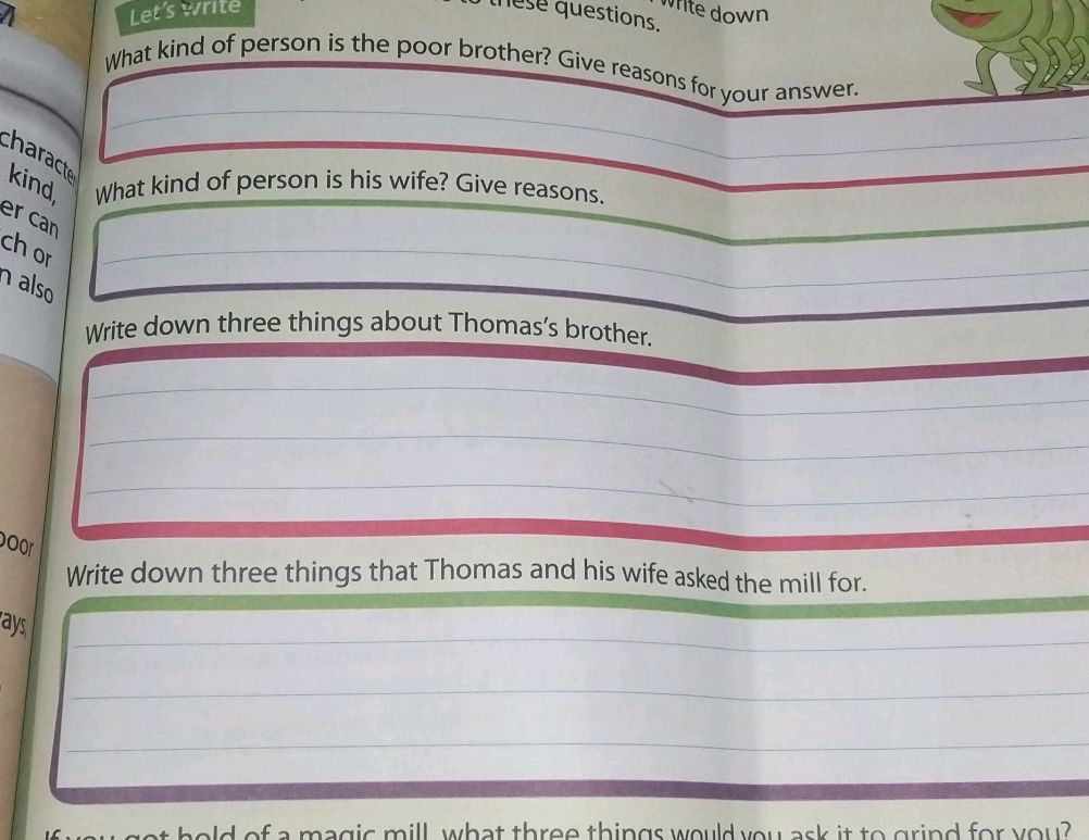 What kind of person is the poor brother? | StudyX