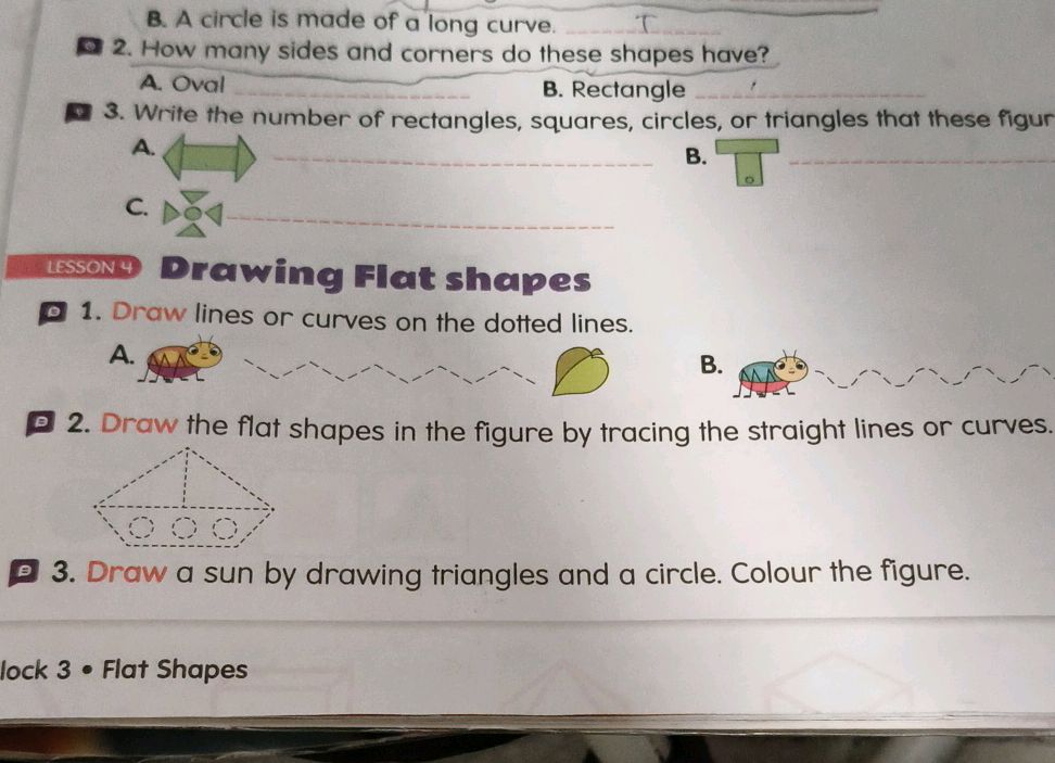 2. How many sides and corners do these | StudyX