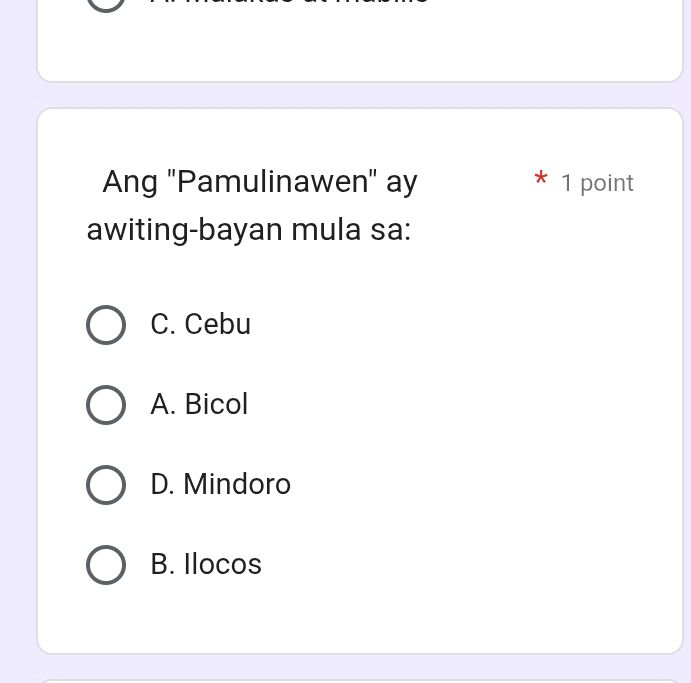 Ang "Pamulinawen" ay awiting-bayan mula sa: