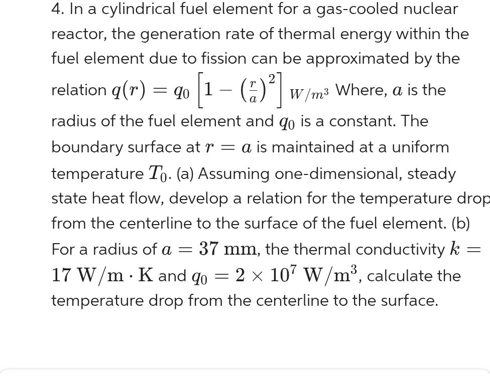 In a cylindrical fuel element for a