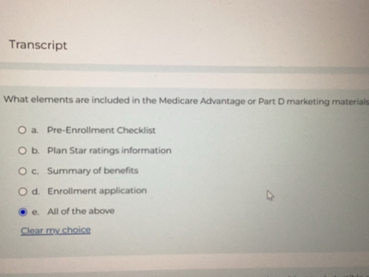 What elements are included in the Medicare | StudyX