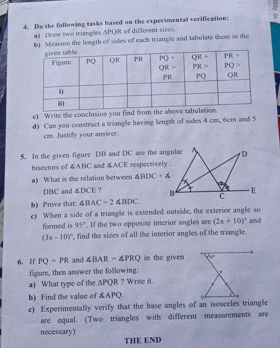 4. Do the following tasks based on the | StudyX