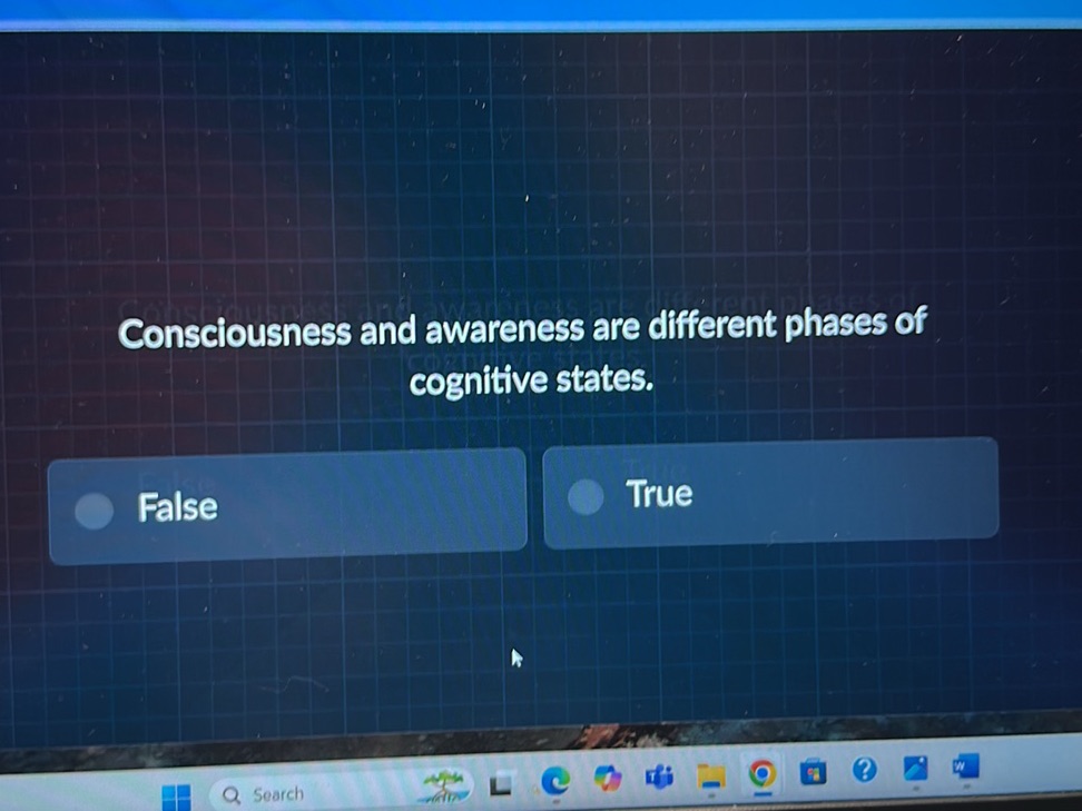 Consciousness and awareness are different