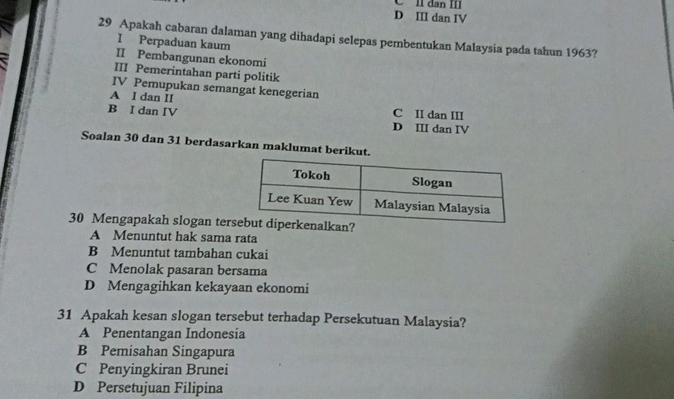 29 Apakah cabaran dalaman yang dihadapi | StudyX