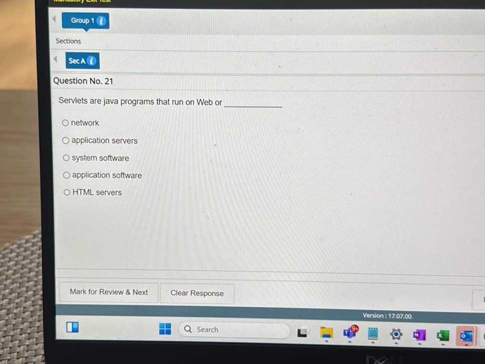 Question No. 21 Servlets are java programs | StudyX