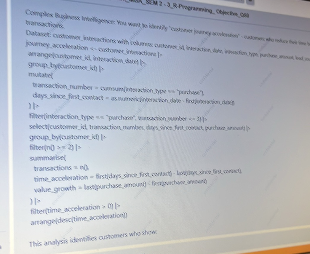 Complex Business Intelligence: You want to | StudyX