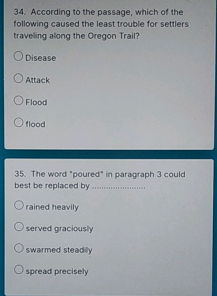 34. According to the passage, which of the | StudyX