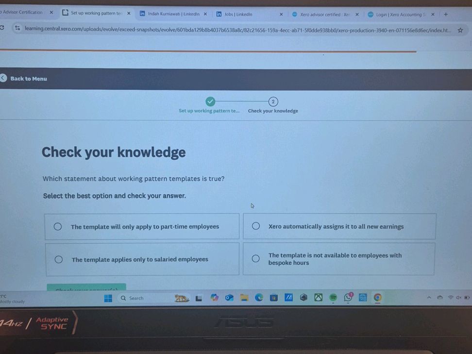 Check your knowledge Which statement about | StudyX