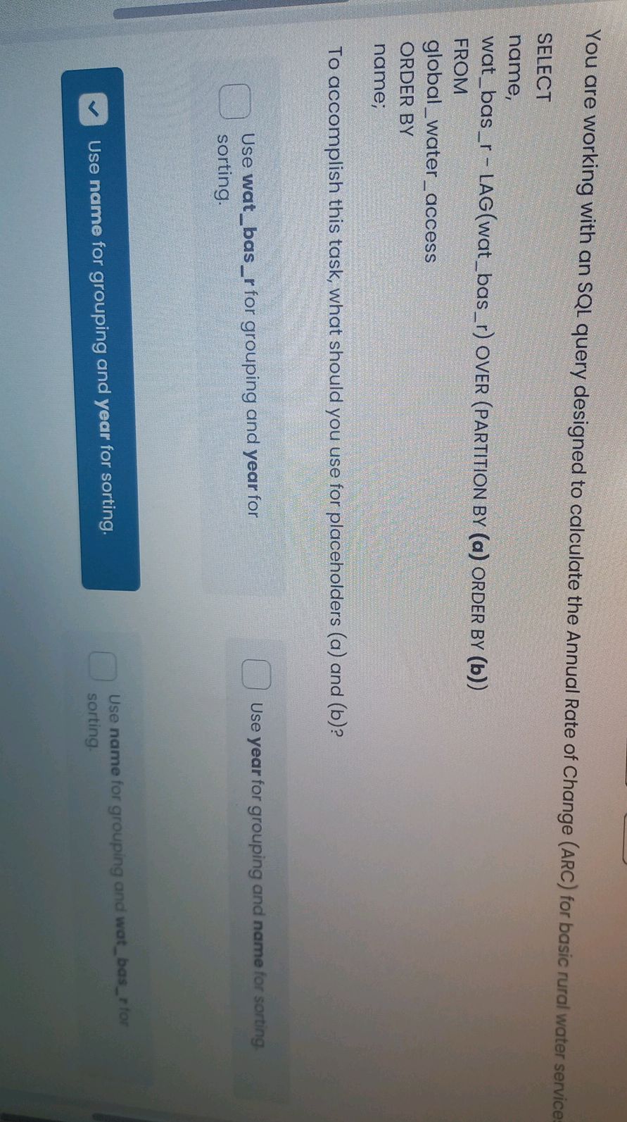 You are working with an SQL query designed | StudyX
