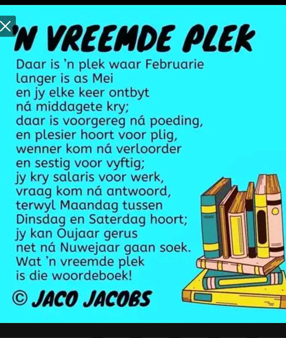 Wat 'n vreemde plek is die woordeboek! | StudyX