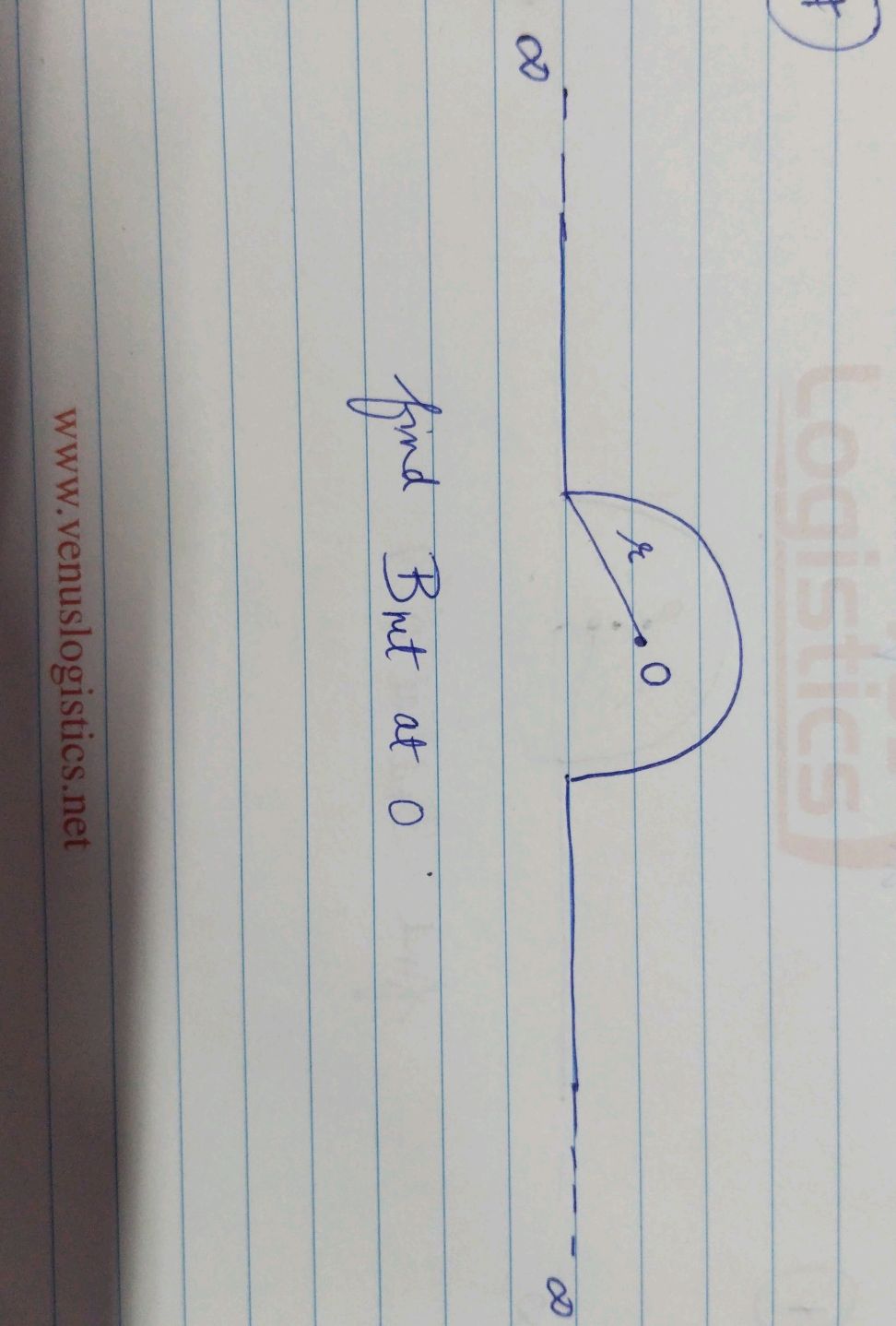 Find the value at point O | StudyX