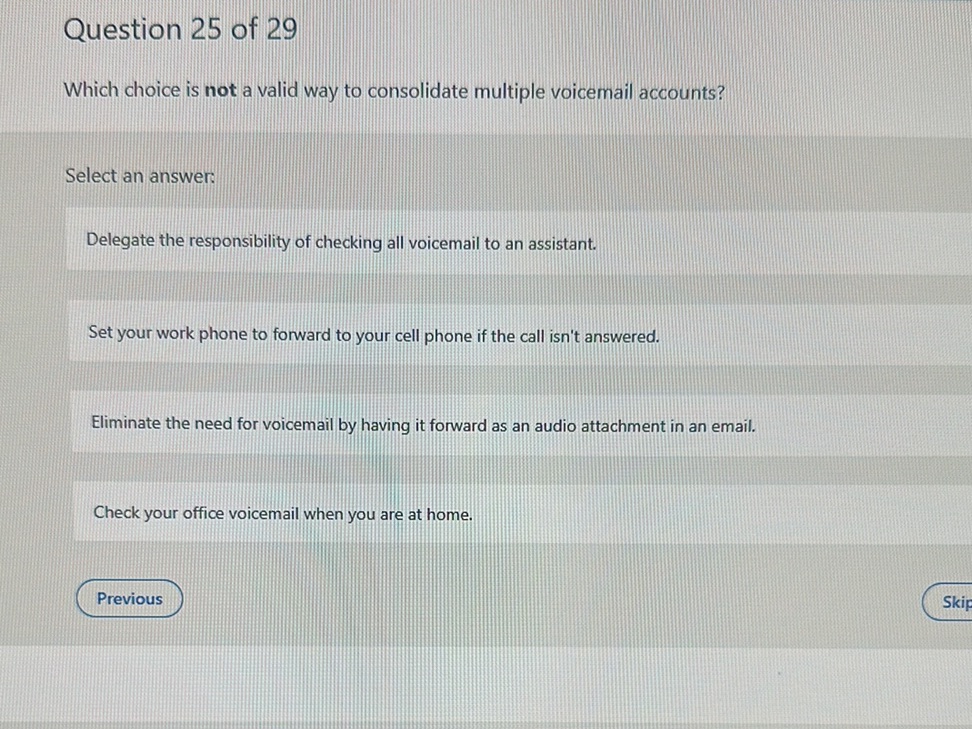Which choice is not a valid way to | StudyX