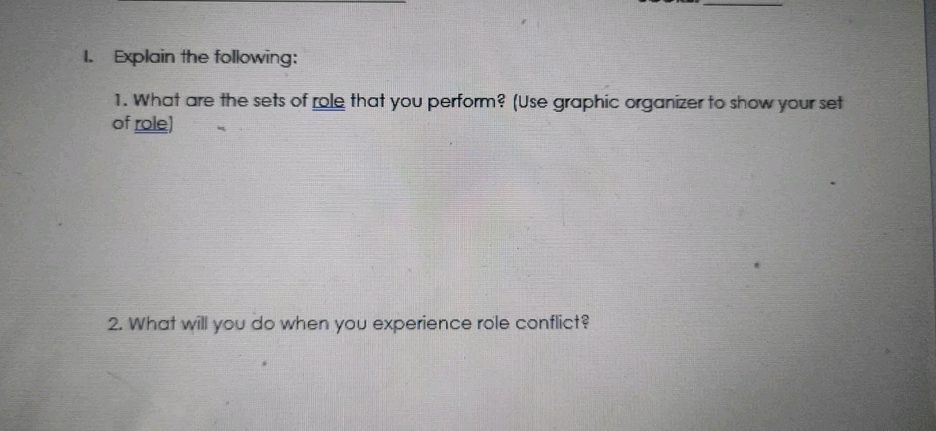 Explain the following: 1. What are the sets | StudyX