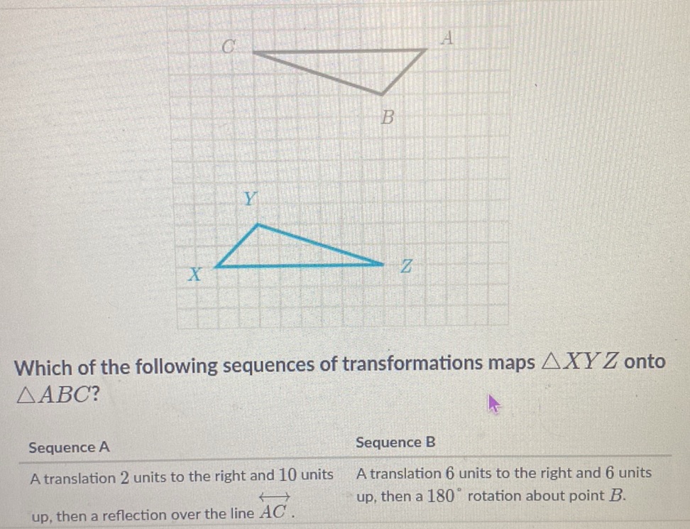 Which of the following sequences of | StudyX