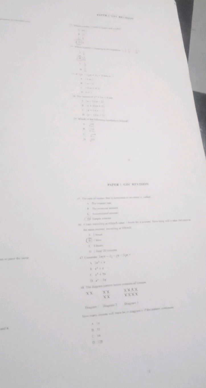 48. The diagram pattern below consists of | StudyX