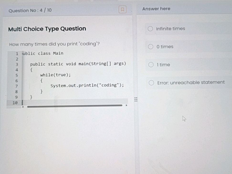 How many times did you print "coding"? | StudyX