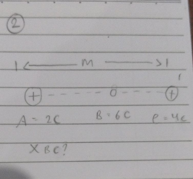 Solve for XBC in terms of C