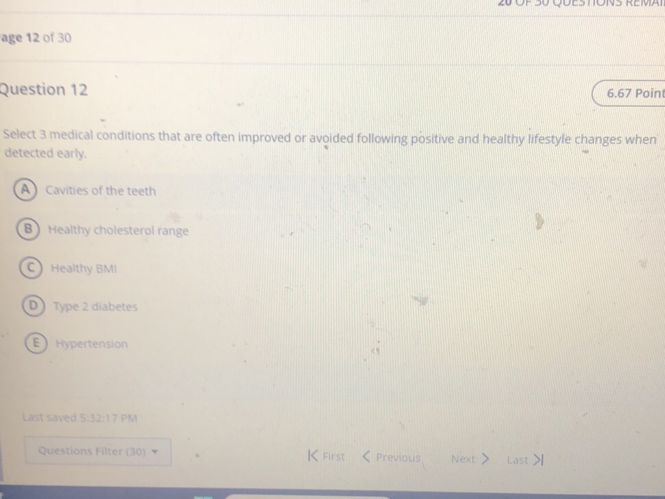 Select 3 medical conditions that are often | StudyX