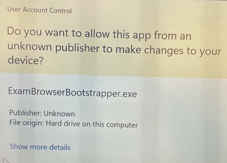 Do you want to allow this app from an | StudyX
