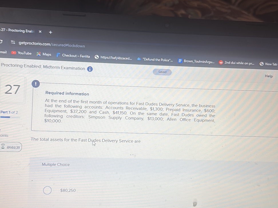 At the end of the first month of operations | StudyX