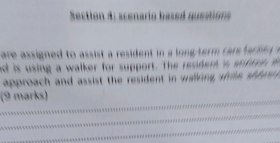 Section 4: scenario based questions are | StudyX