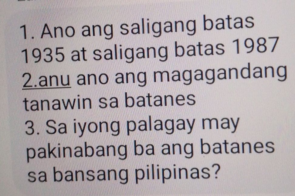1. Ano ang saligang batas 1935 at saligang | StudyX