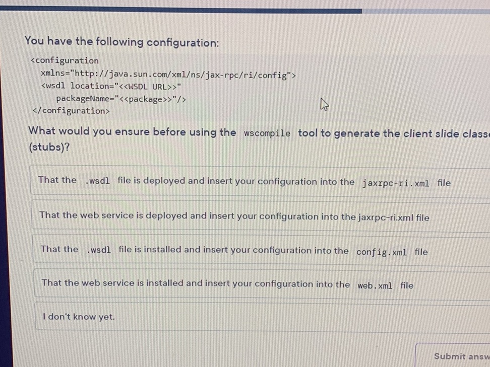 You have the following configuration: | StudyX