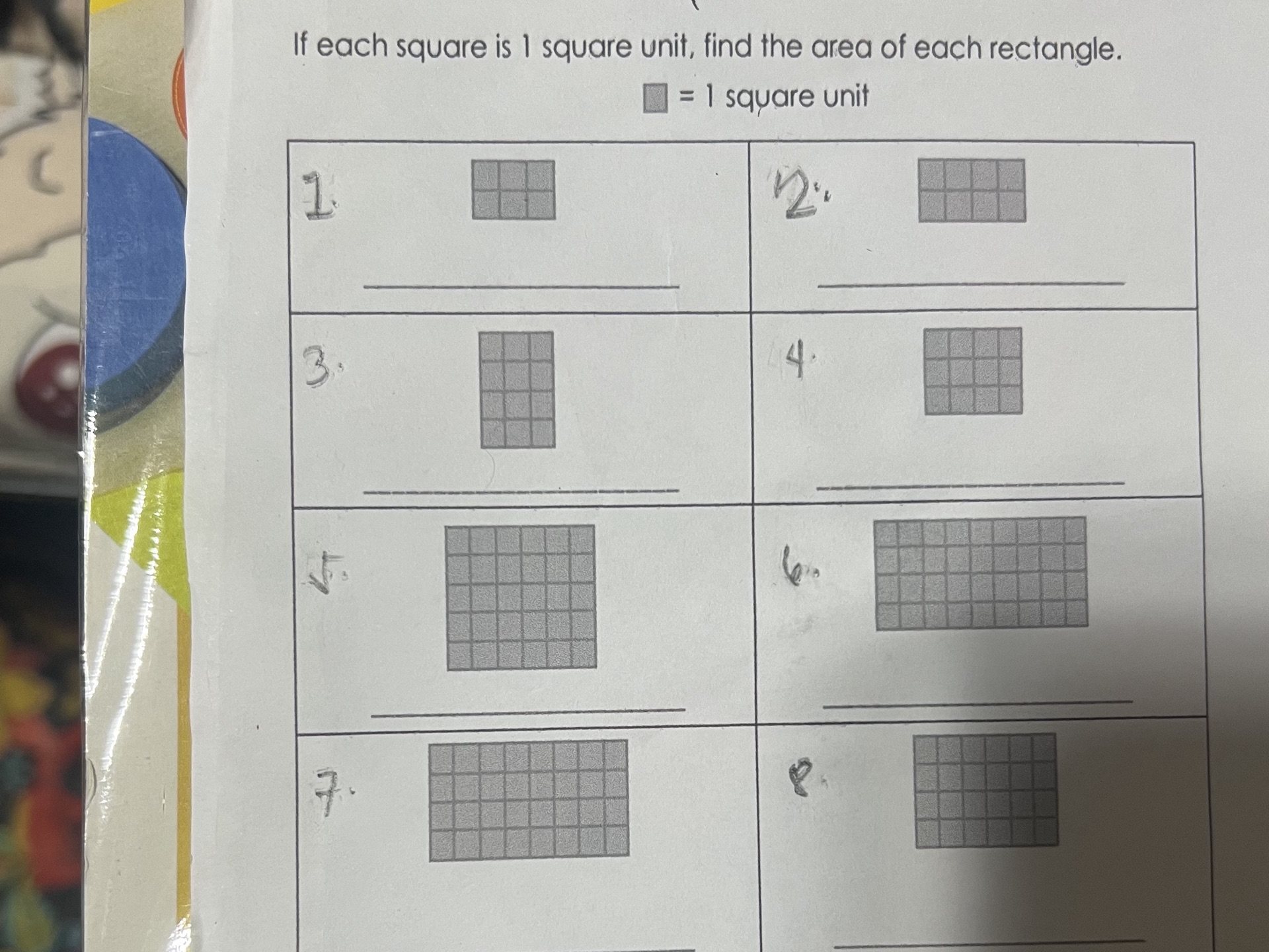 If each square is 1 square unit, find the | StudyX