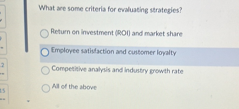 What are some criteria for evaluating | StudyX