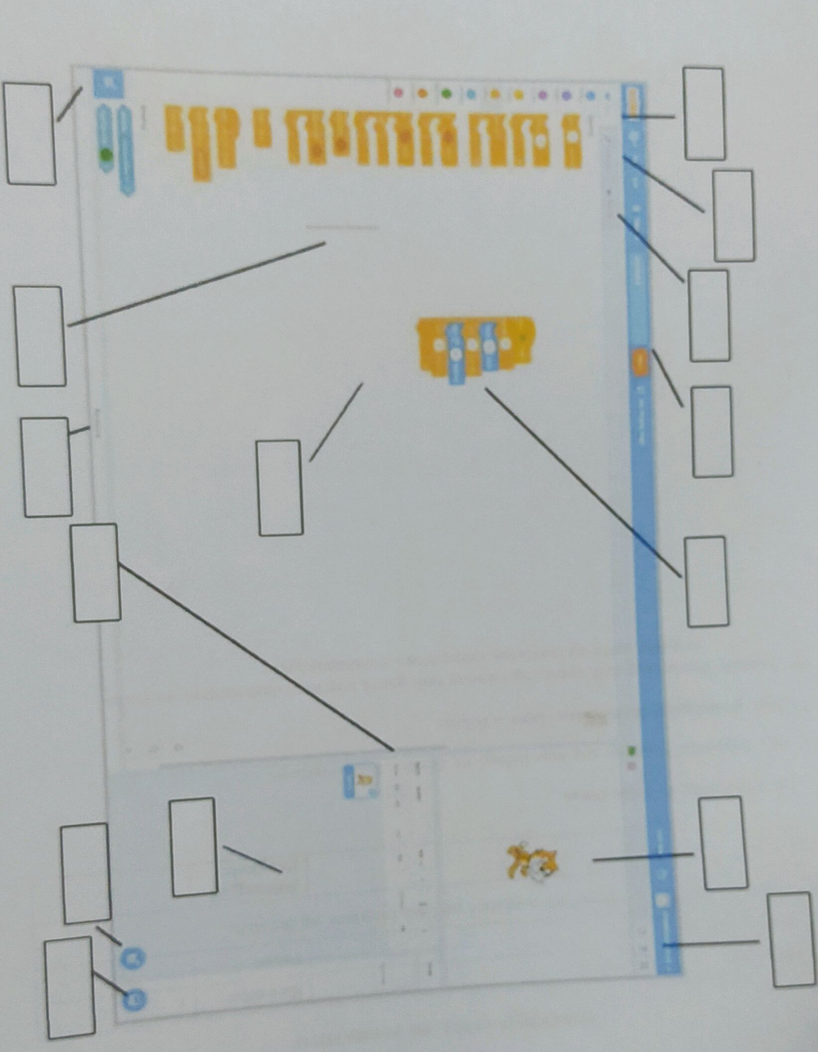 The image shows a screenshot of a Scratch | StudyX