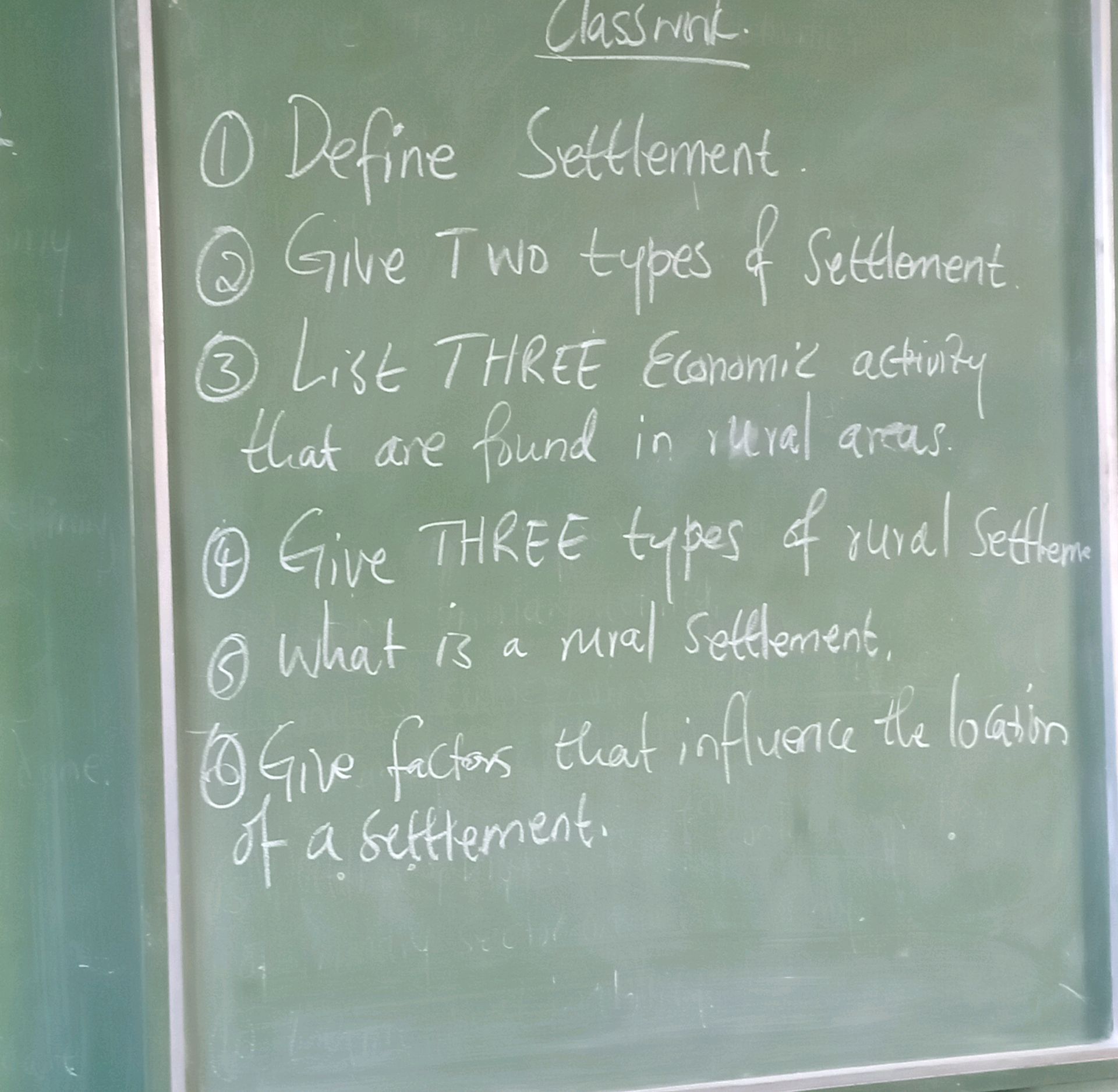 ① Define Settlement. ② Give Two types of | StudyX