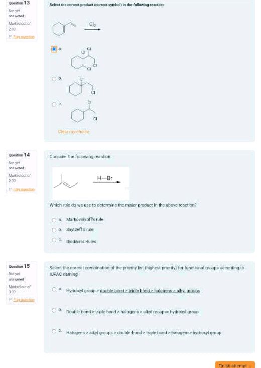 Select the correct product (correct symbol) | StudyX