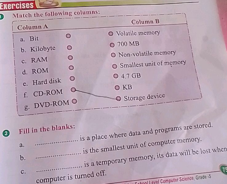 1 Match the following columns: | Column A | | StudyX