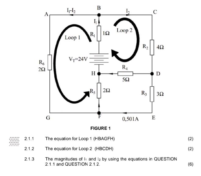 2.1.1 The equation for Loop 1 (HBAGFH) 2.1.2 | StudyX