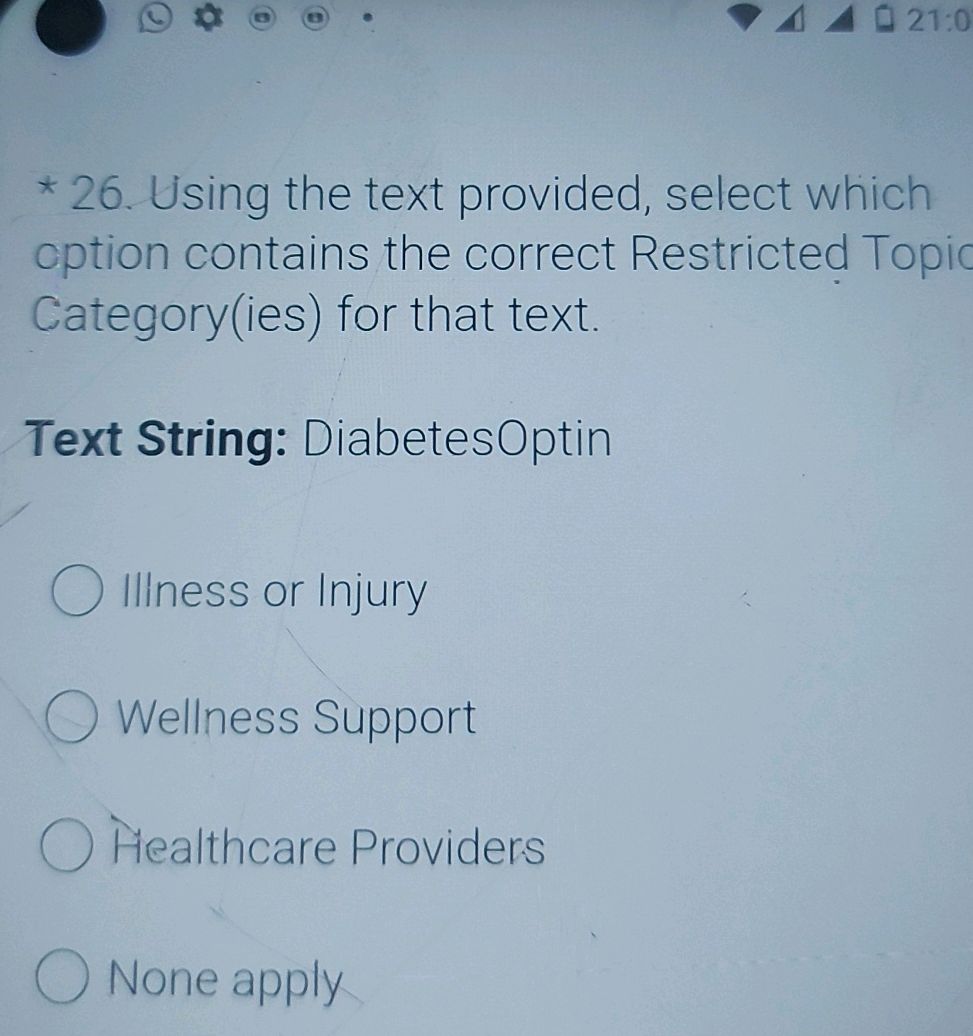 * 26. Using the text provided, select which | StudyX