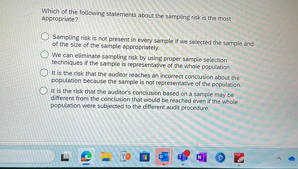 Which of the following statements about the | StudyX