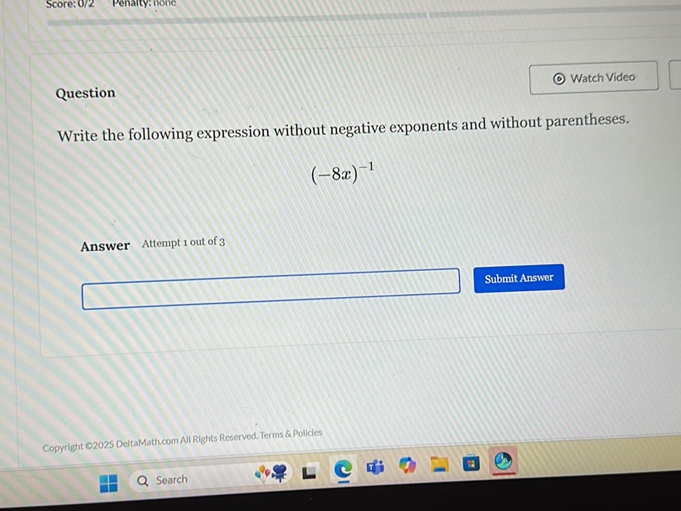 Write the following expression without | StudyX