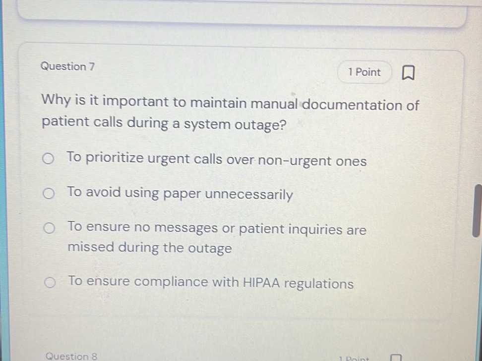 Why is it important to maintain manual | StudyX