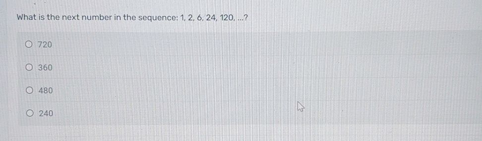What is the next number in the sequence: 1,