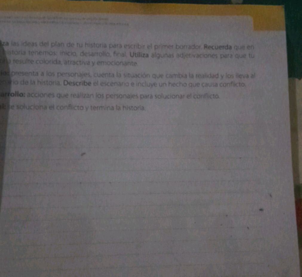 za las ideas del plan de tu historia para | StudyX