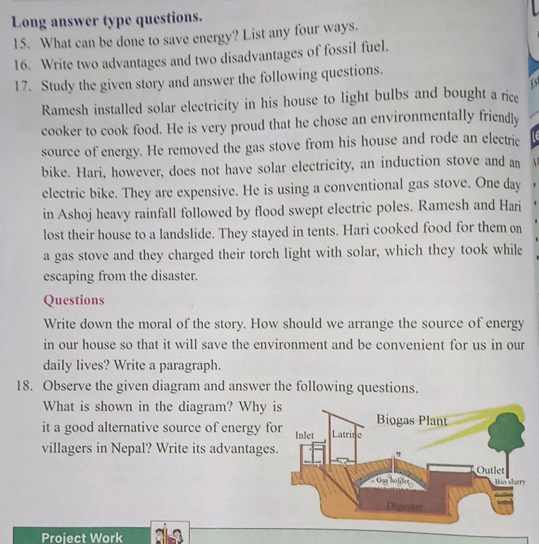 15. What can be done to save energy? List | StudyX