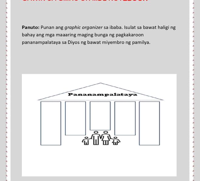 Panuto: Punan ang graphic organizer sa | StudyX