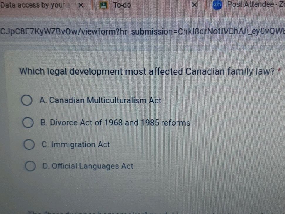 Which legal development most affected | StudyX